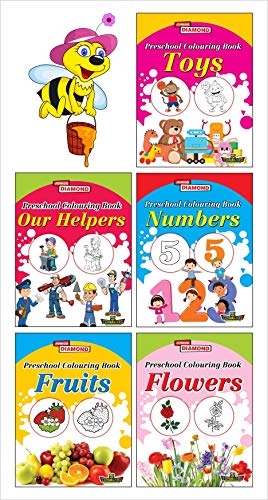 PRESCHOOL COLOURING BOOK SET 5 BOOKS 1 – Odyssey Online Store