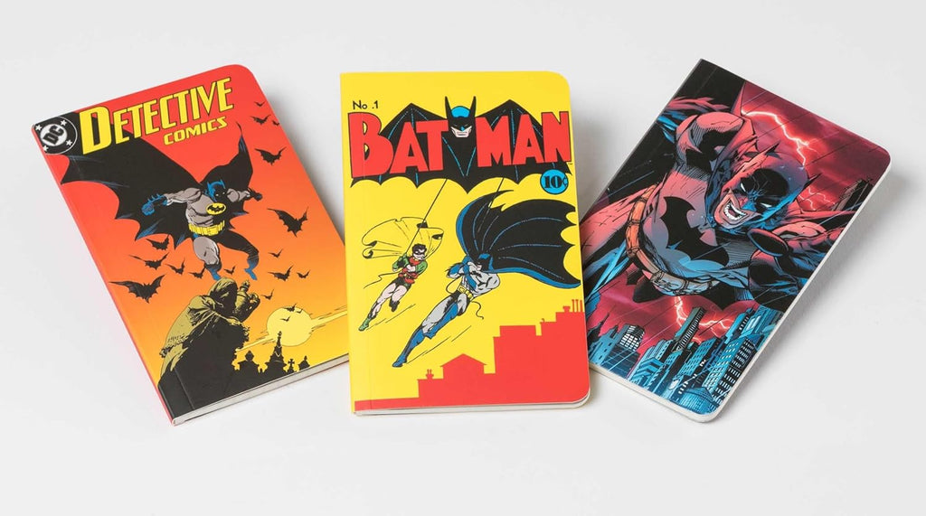 DC COMICS BATMAN THROUGH THE AGES POCKET NOTEBOOK COLLECTION SET OF 3 ...