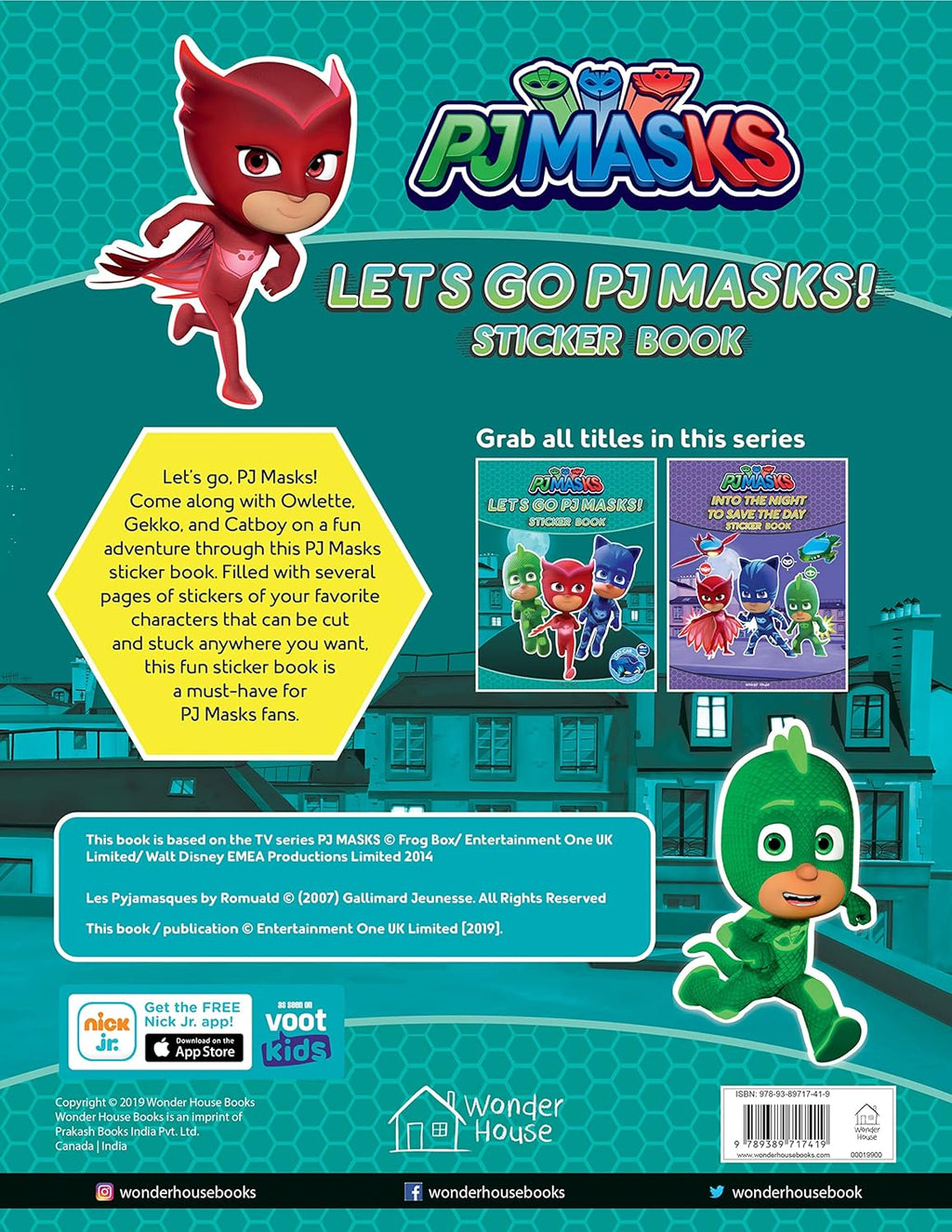 LETS GO PJ MASKS STICKERS BOOK : FUN ACTIVITY BOOKS FOR KIDS (PJ MASKS ...