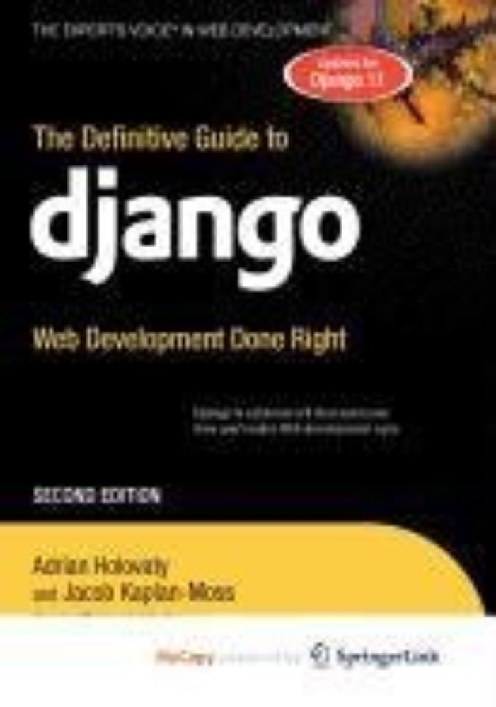 THE DEFINITIVE GUIDE TO DJANGO WEB DEVELOPMENT DONE RIGHT – Odyssey Online Store